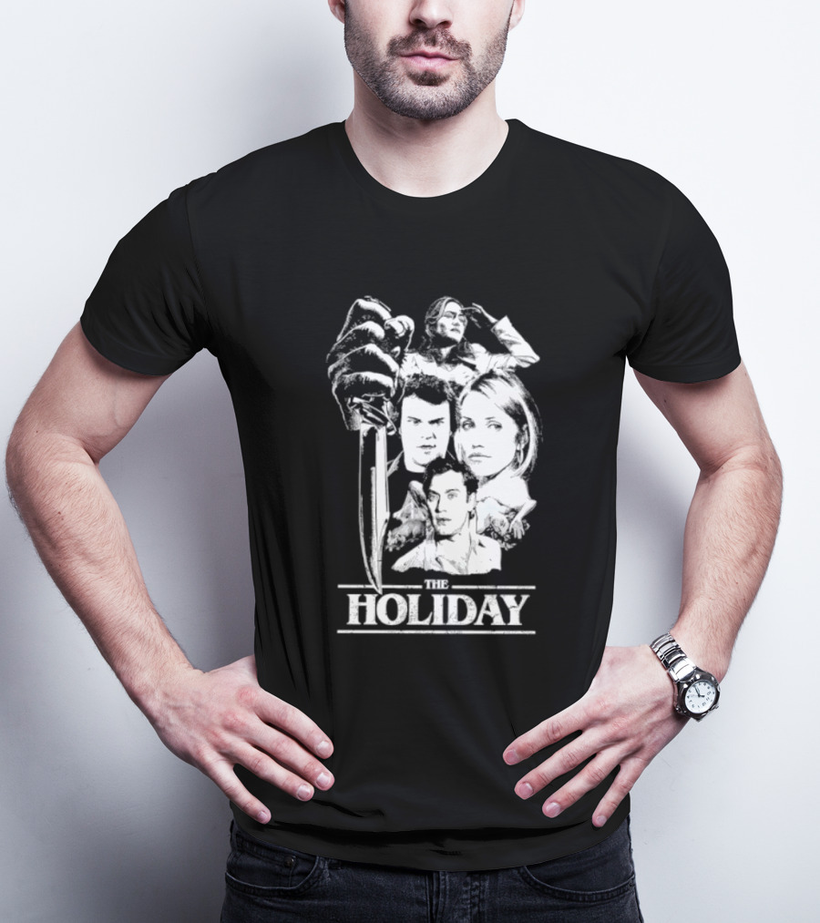 Kate Winslet Jack Black Cameron Diaz Jude Law The Holiday Horror Slasher Mashup T-Shirt