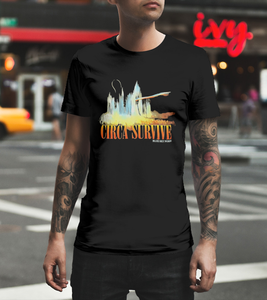 Circa Survive Blue Sky Noise Album T-Shirt