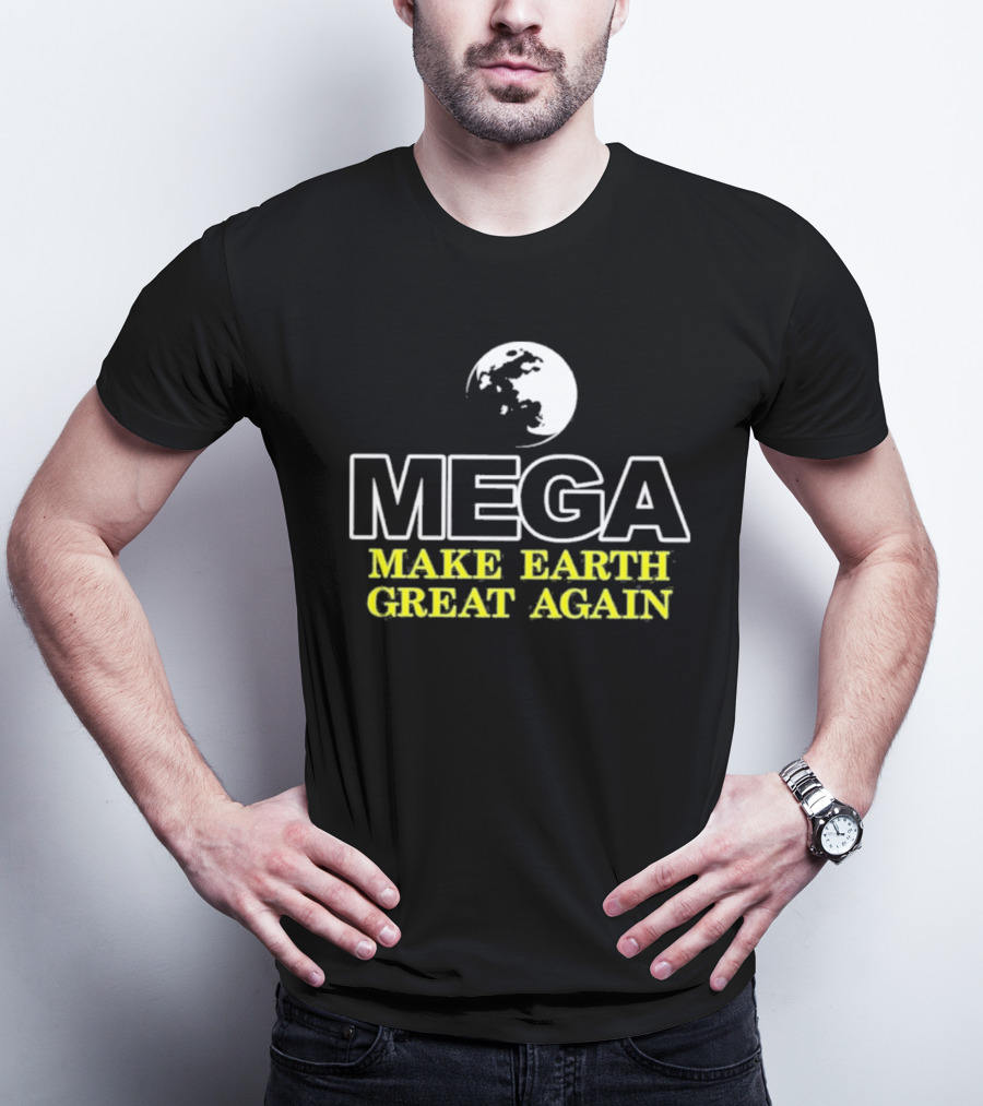 Count Binface MEGA Make Earth Great Again Planet T-Shirt