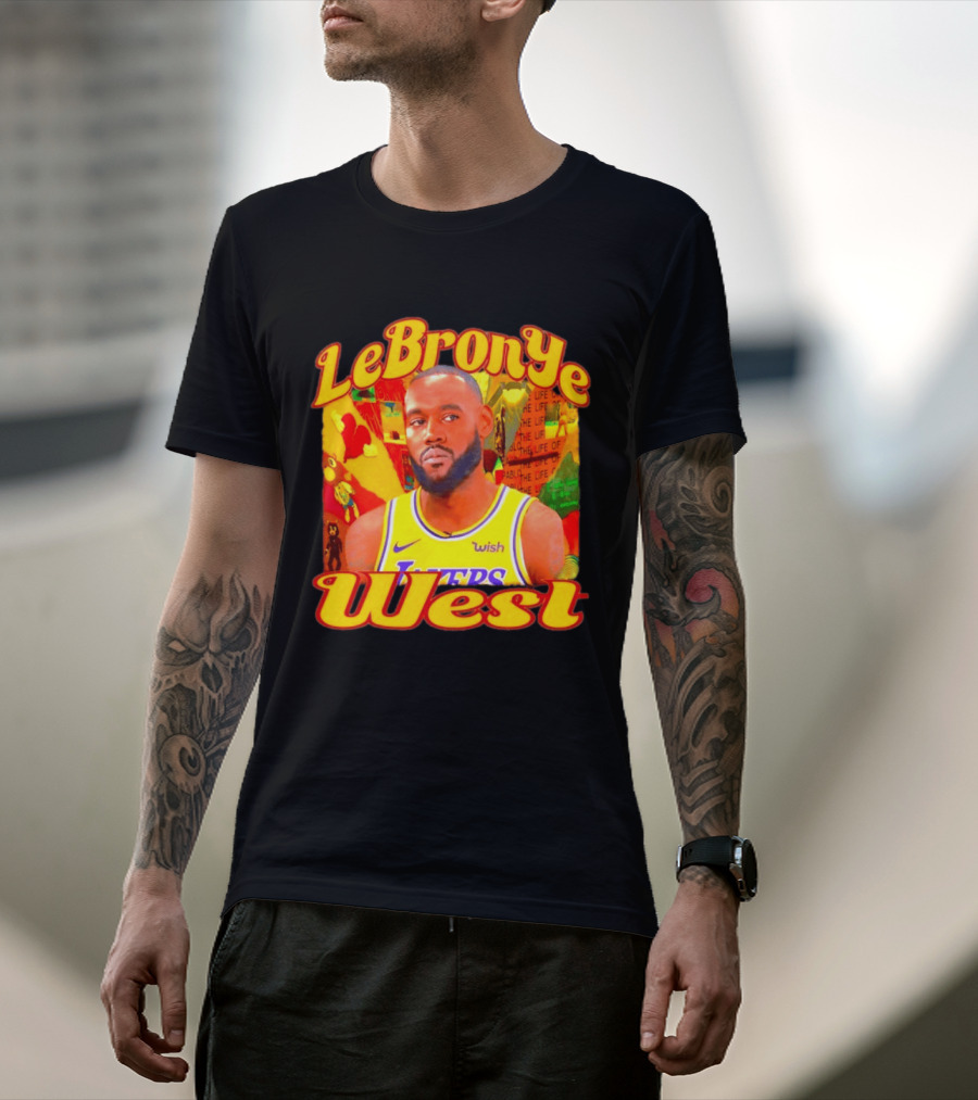 LeBronYe West Los Angeles Lakers Basketball T-Shirt