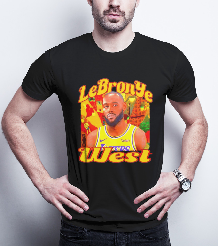 LeBronYe West Los Angeles Lakers Basketball T-Shirt