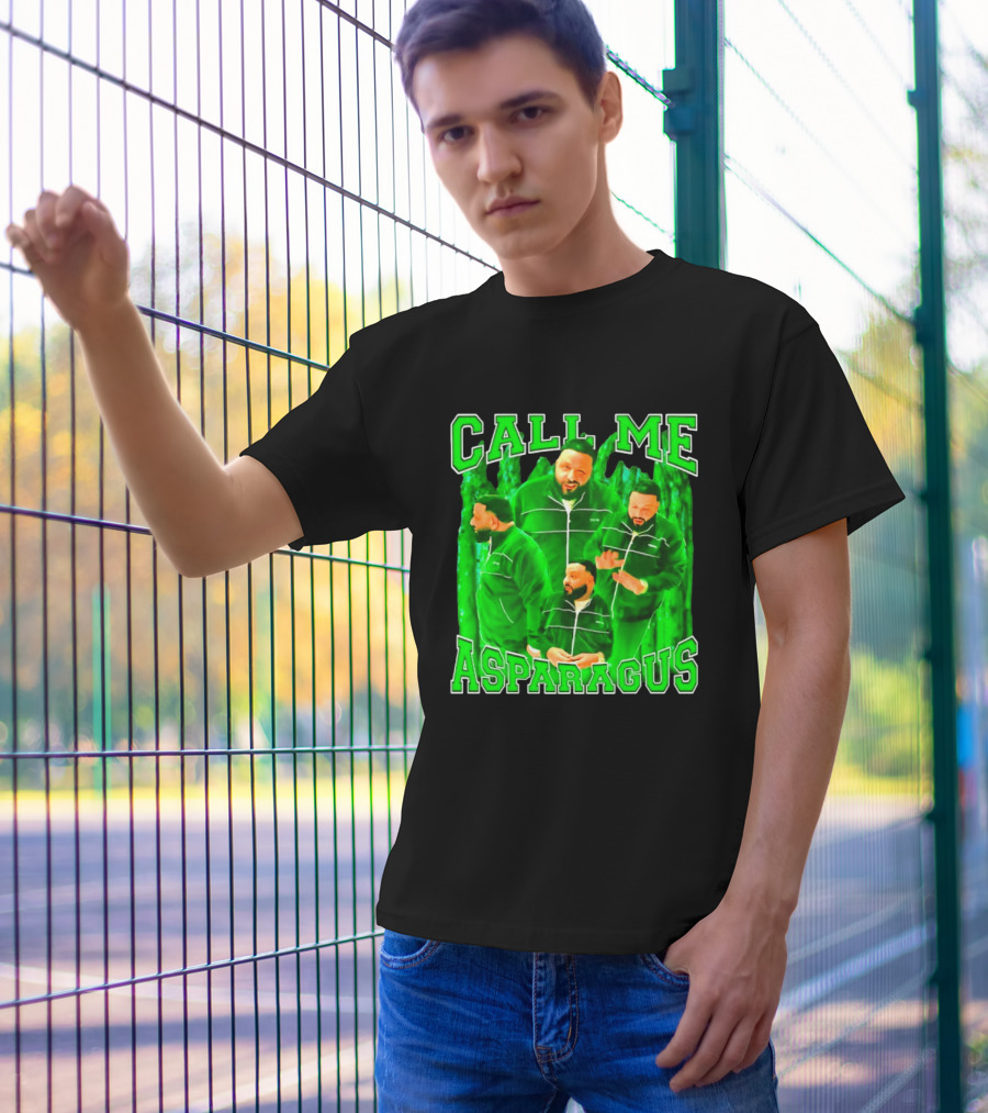 DJ Khaled Call Me Asparagus Music Producer Green Tracksuit T-Shirt
