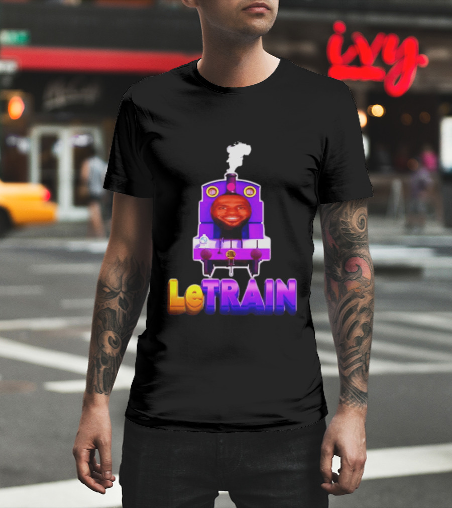 LeBron James LeTrain Meme With Philadelphia 76ers Concept T-Shirt
