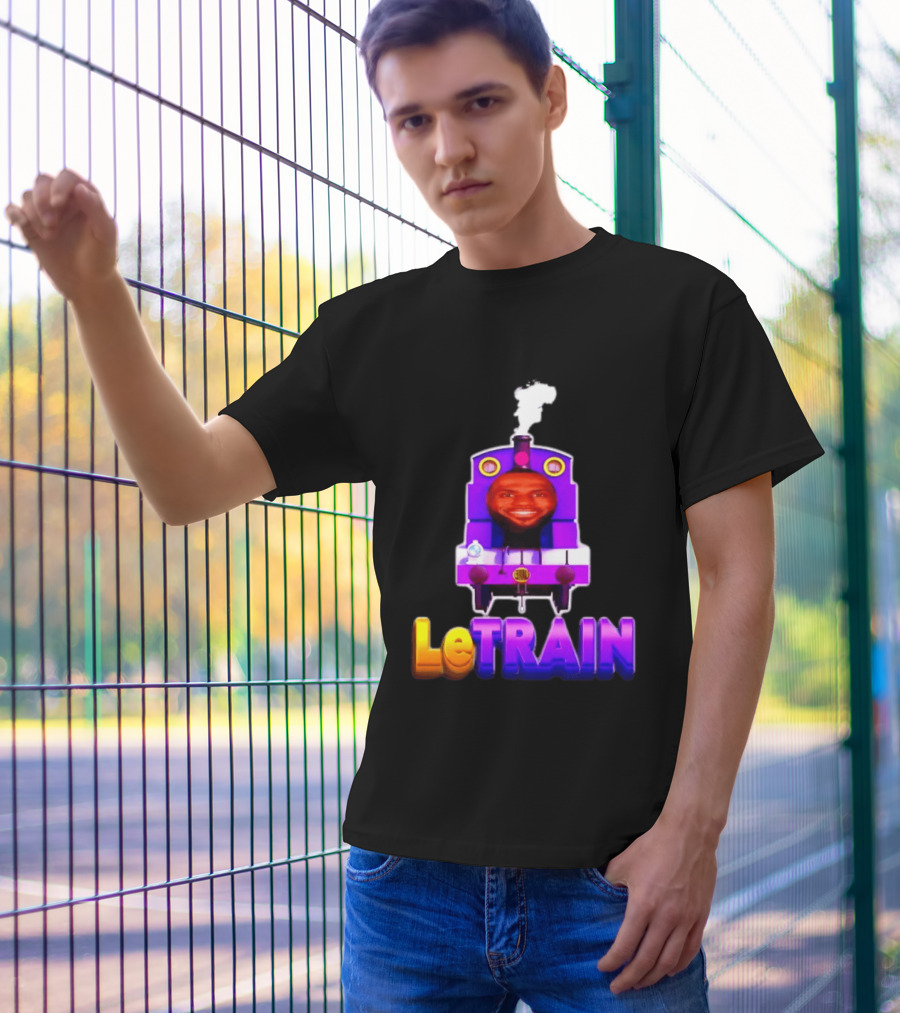 LeBron James LeTrain Meme With Philadelphia 76ers Concept T-Shirt