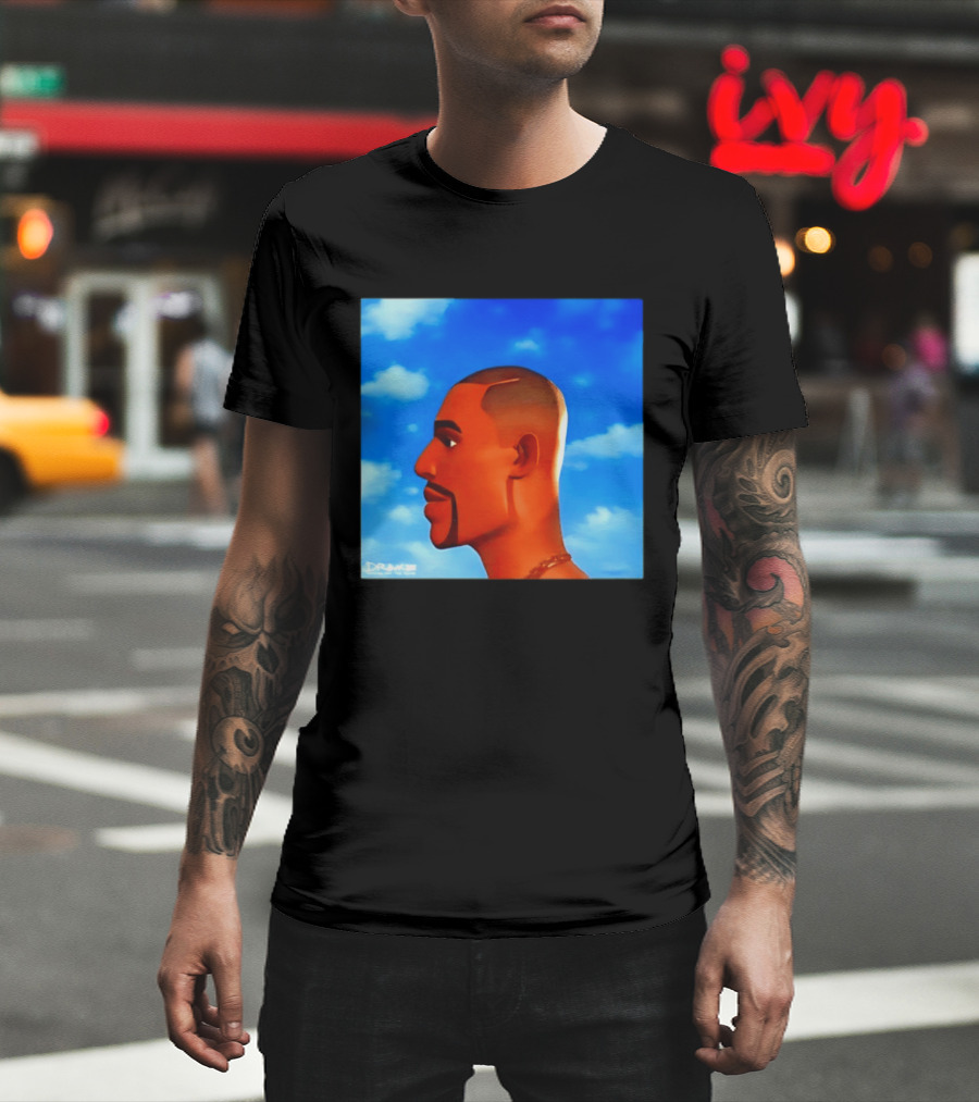 Drake For All The Dogs OVO Hip Hop Rap Album Sky Blue T-Shirt