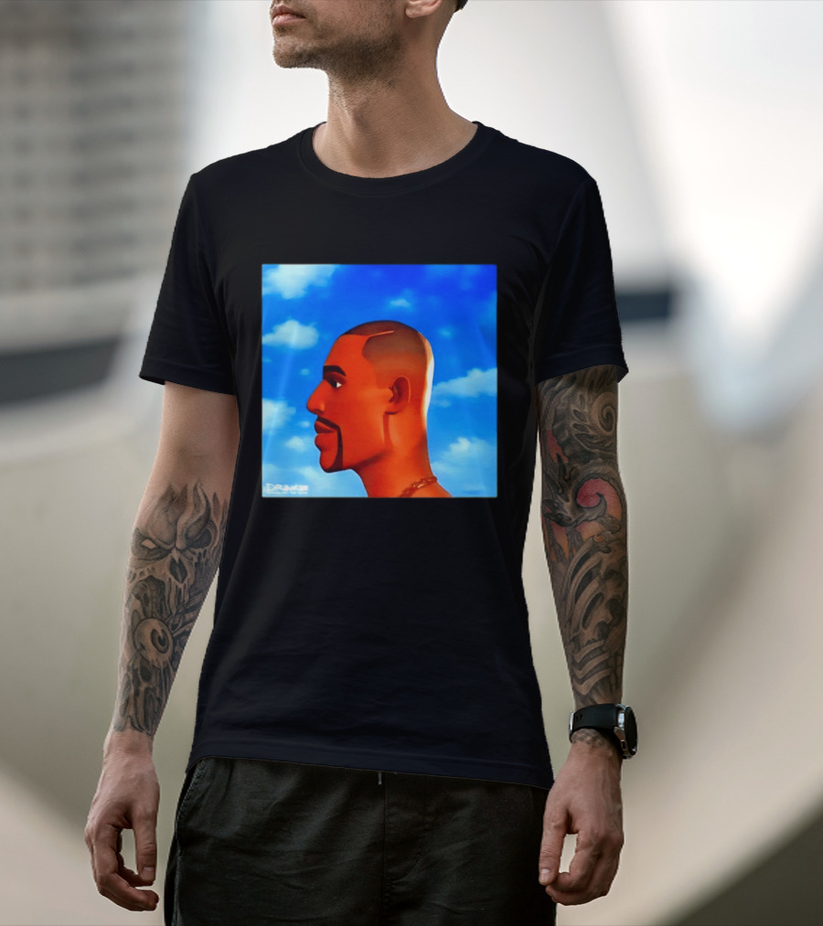 Drake For All The Dogs OVO Hip Hop Rap Album Sky Blue T-Shirt