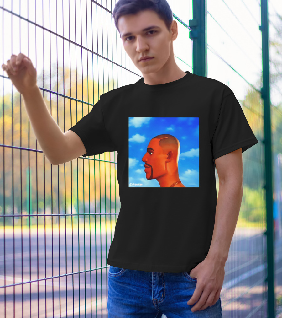 Drake For All The Dogs OVO Hip Hop Rap Album Sky Blue T-Shirt