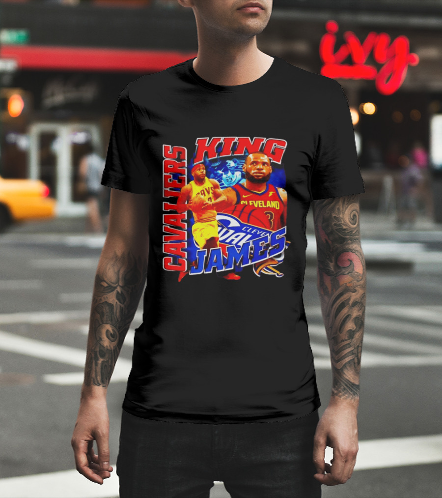 Cleveland Cavaliers King James LeBron Nike NBA Basketball Star T-Shirt