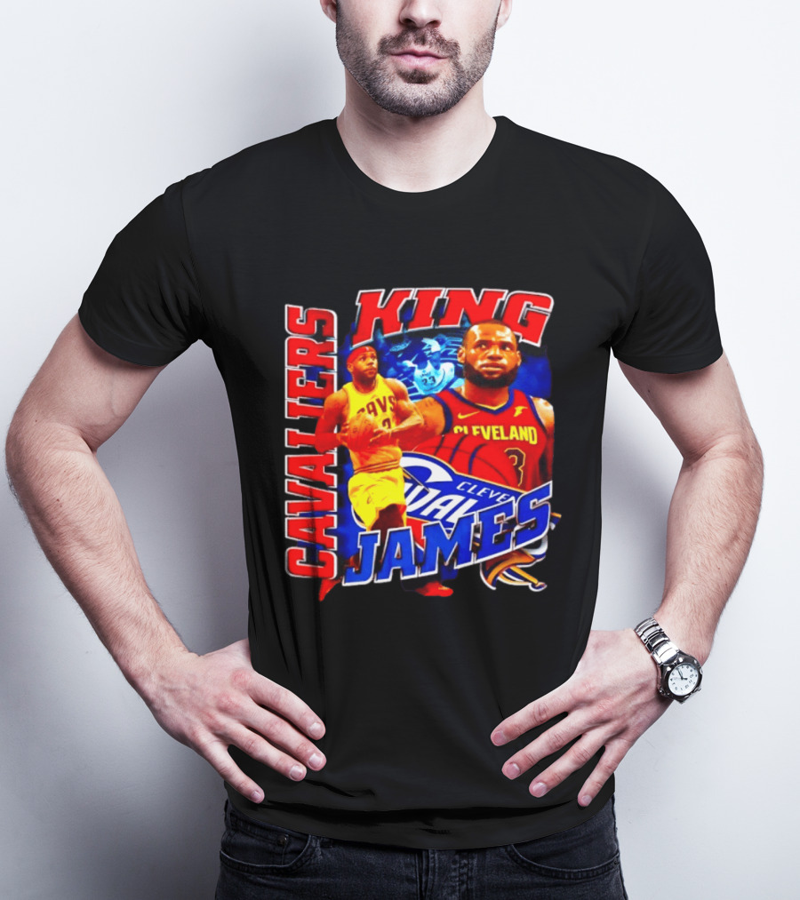 Cleveland Cavaliers King James LeBron Nike NBA Basketball Star T-Shirt