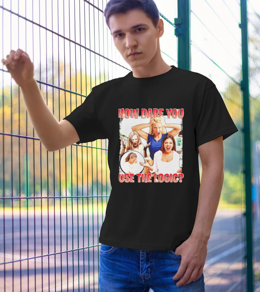 How Dare You Use The Logic Retro 90s T-Shirt