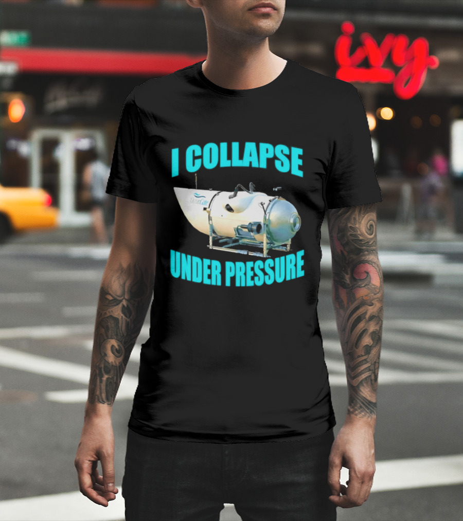 OceanGate Titan Submersible I Collapse Under Pressure T-Shirt