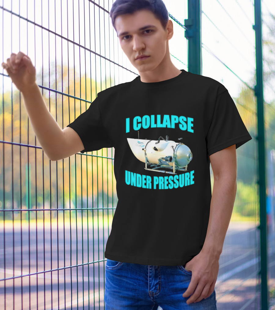 OceanGate Titan Submersible I Collapse Under Pressure T-Shirt