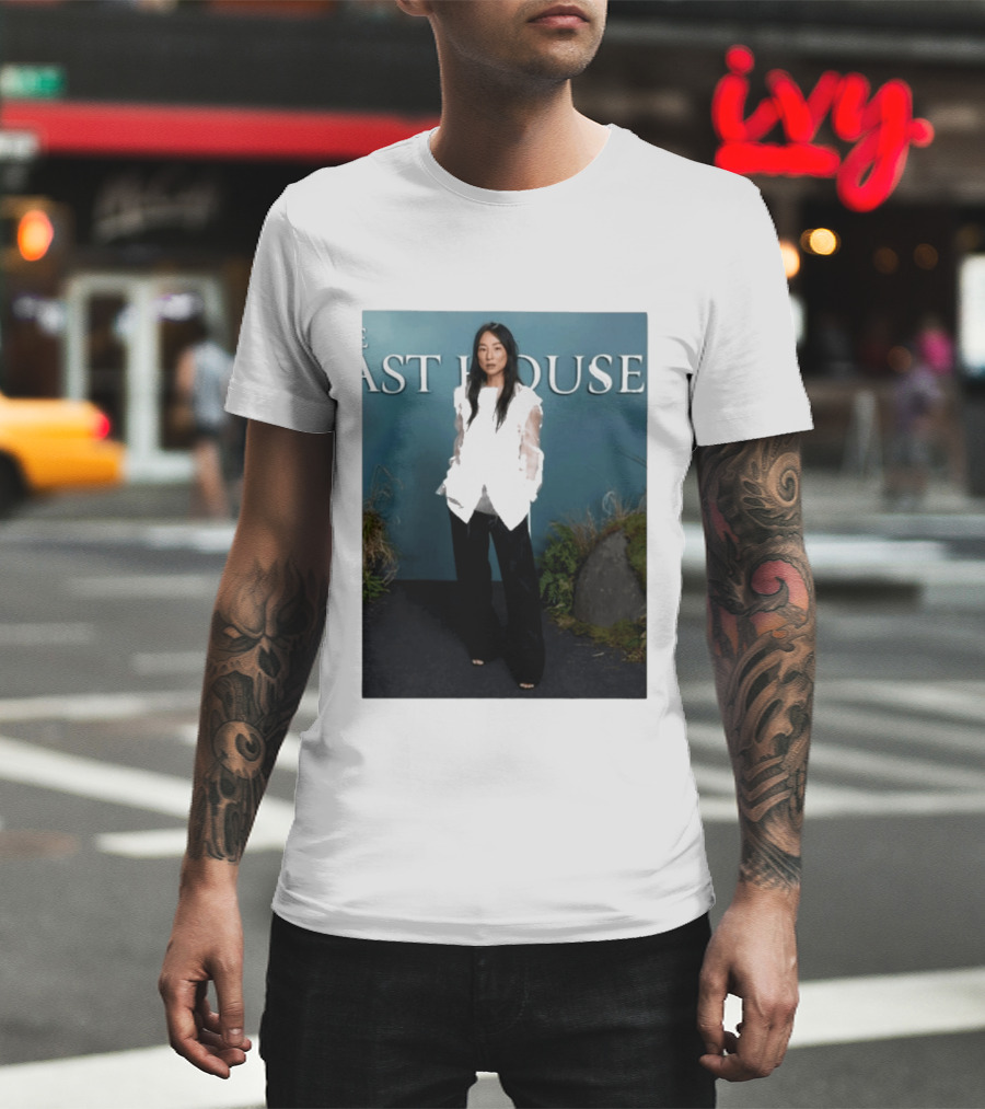 The Last House Fashion Greta Lee The Row T-Shirt
