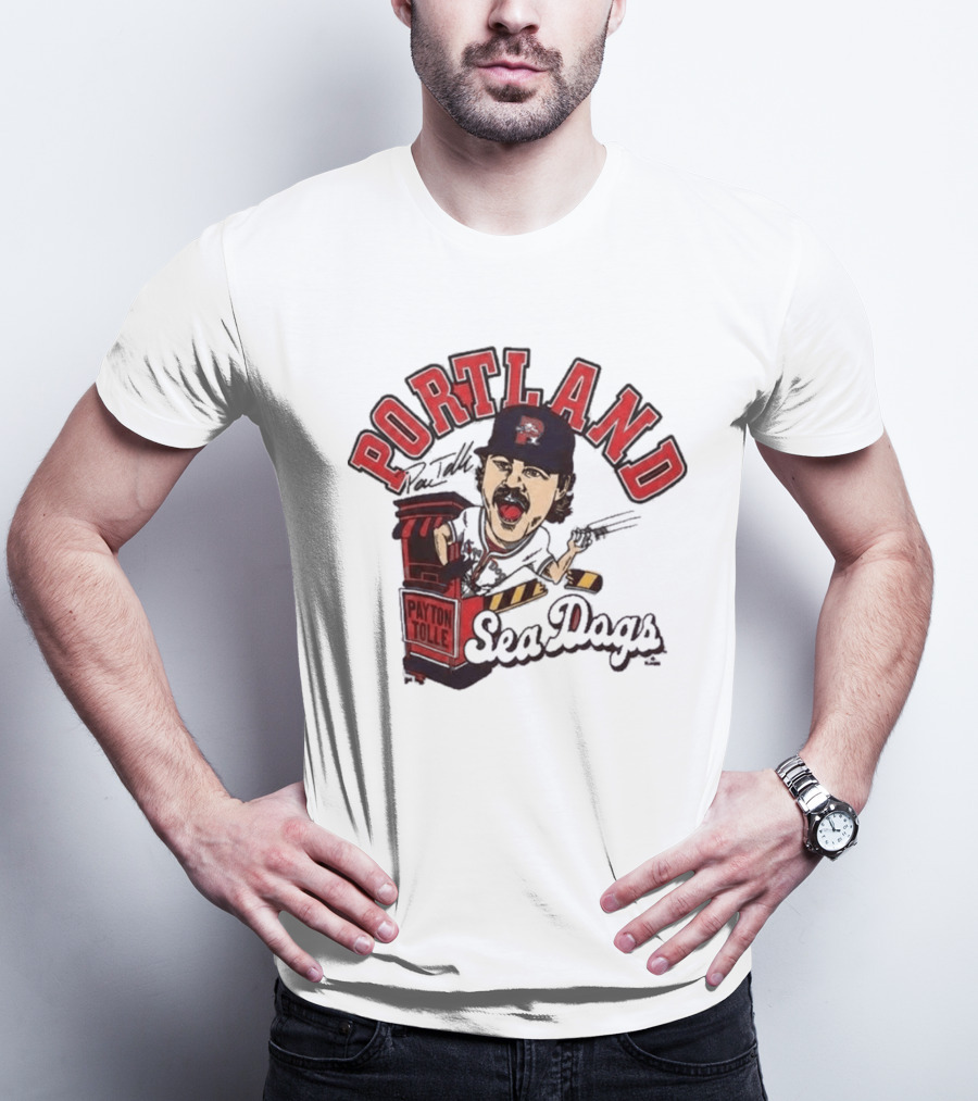 Payton Tolle Portland Sea Dogs Baseball T-Shirt