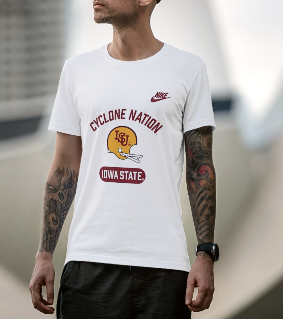 Cyclone Nation Iowa State ISU Football Nike T-Shirt