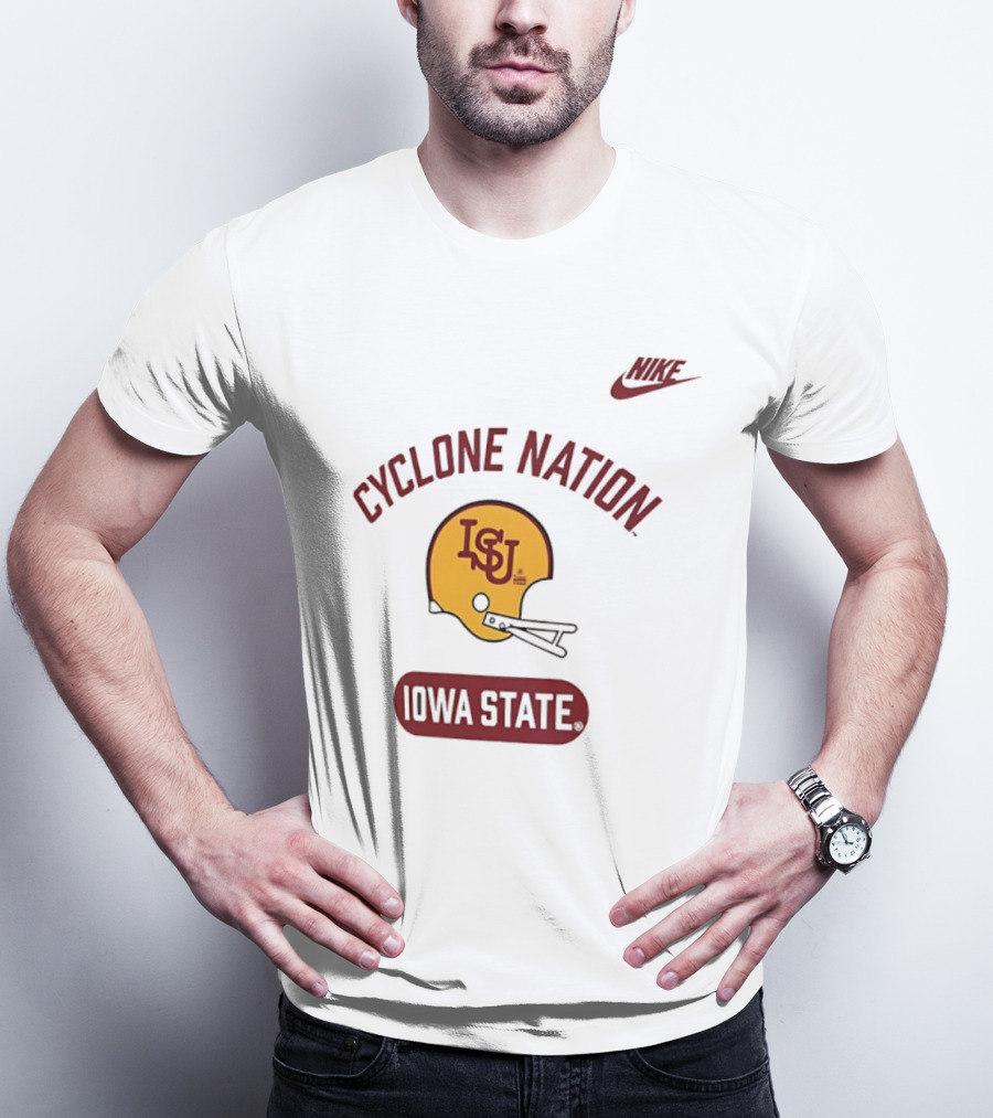 Cyclone Nation Iowa State ISU Football Nike T-Shirt