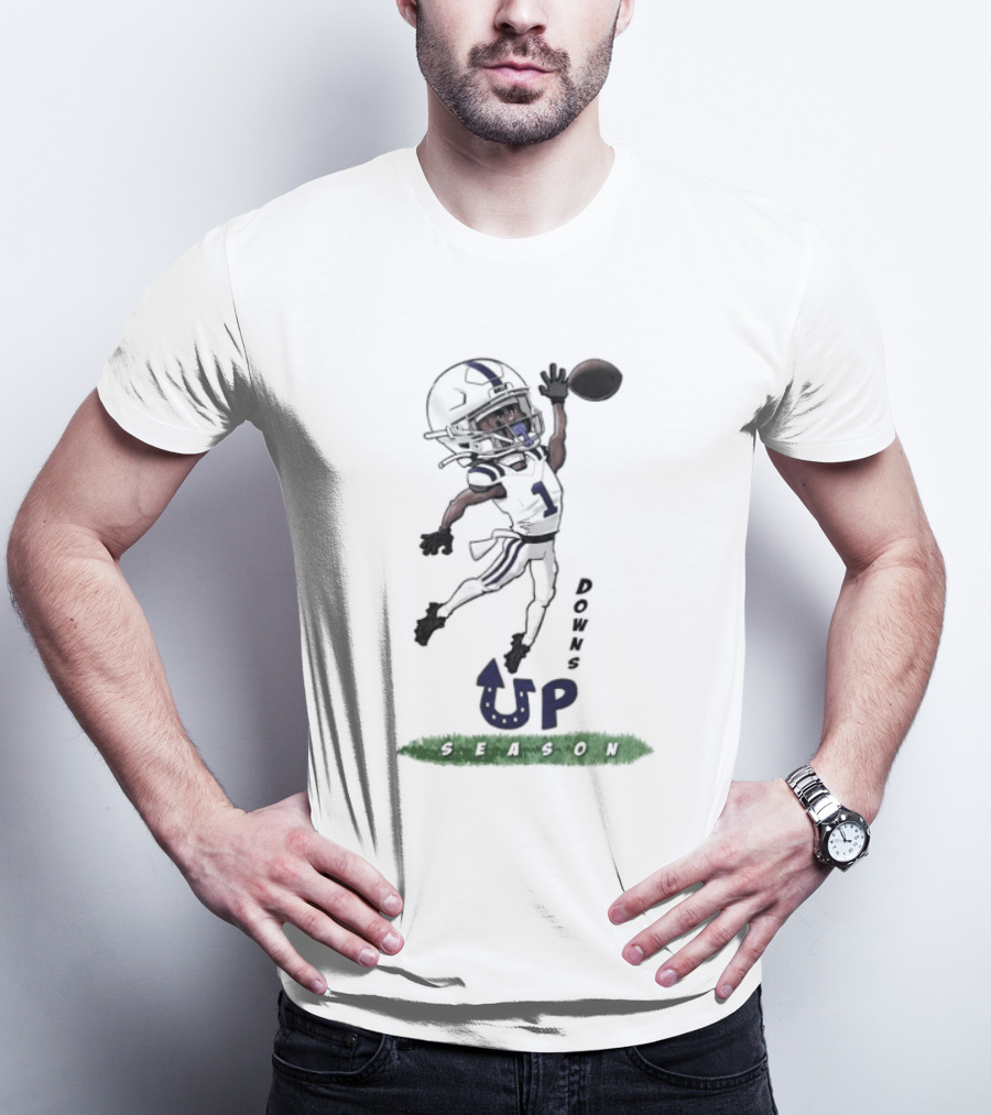 Josh Downs Indianapolis Colts Up Season Football Catch T-Shirt