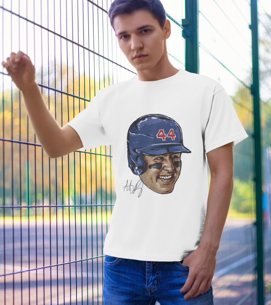 Anthony Rizzo 44 Chicago Cubs Iconic Smile Swag Head T-Shirt