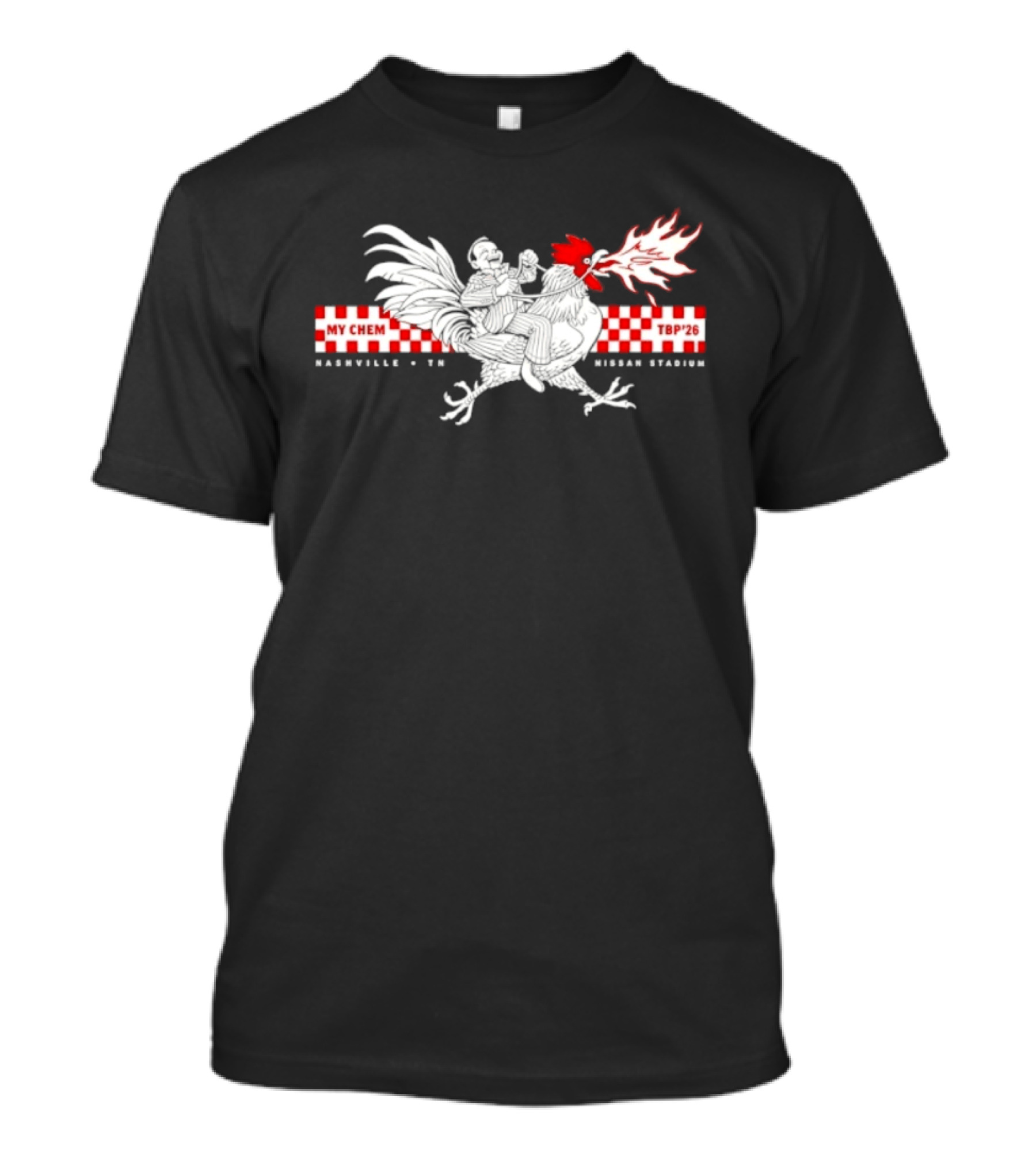 My Chem TBP'26 Nashville TN Nissan Stadium Rooster T-Shirt