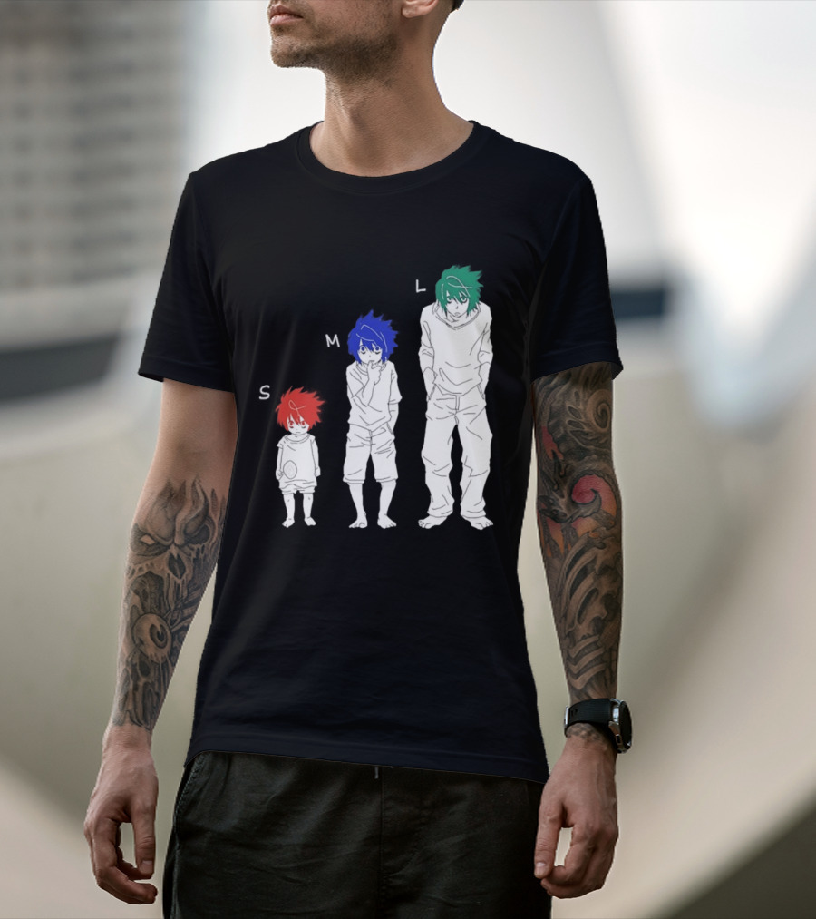 S M L Beyond Birthday Mello L Lawliet Colorful T-Shirt