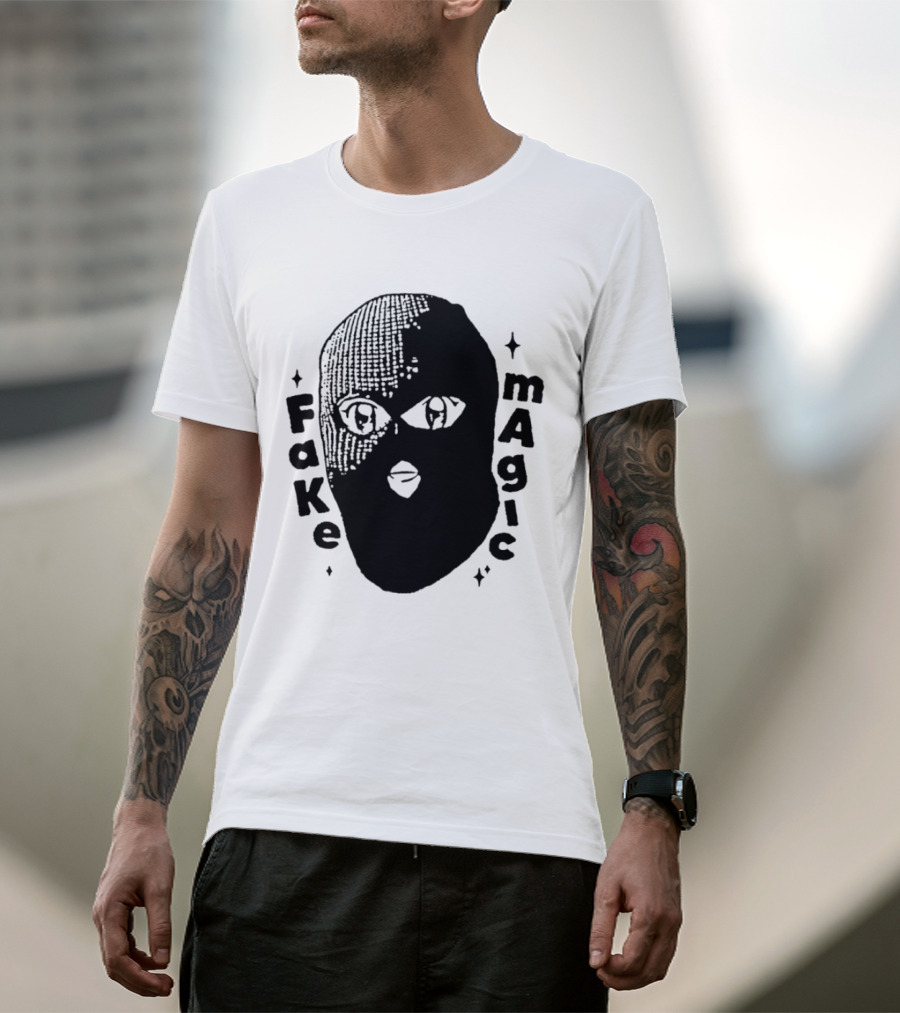 Fake Magic Anime Eyes Balaclava Ski Mask T-Shirt