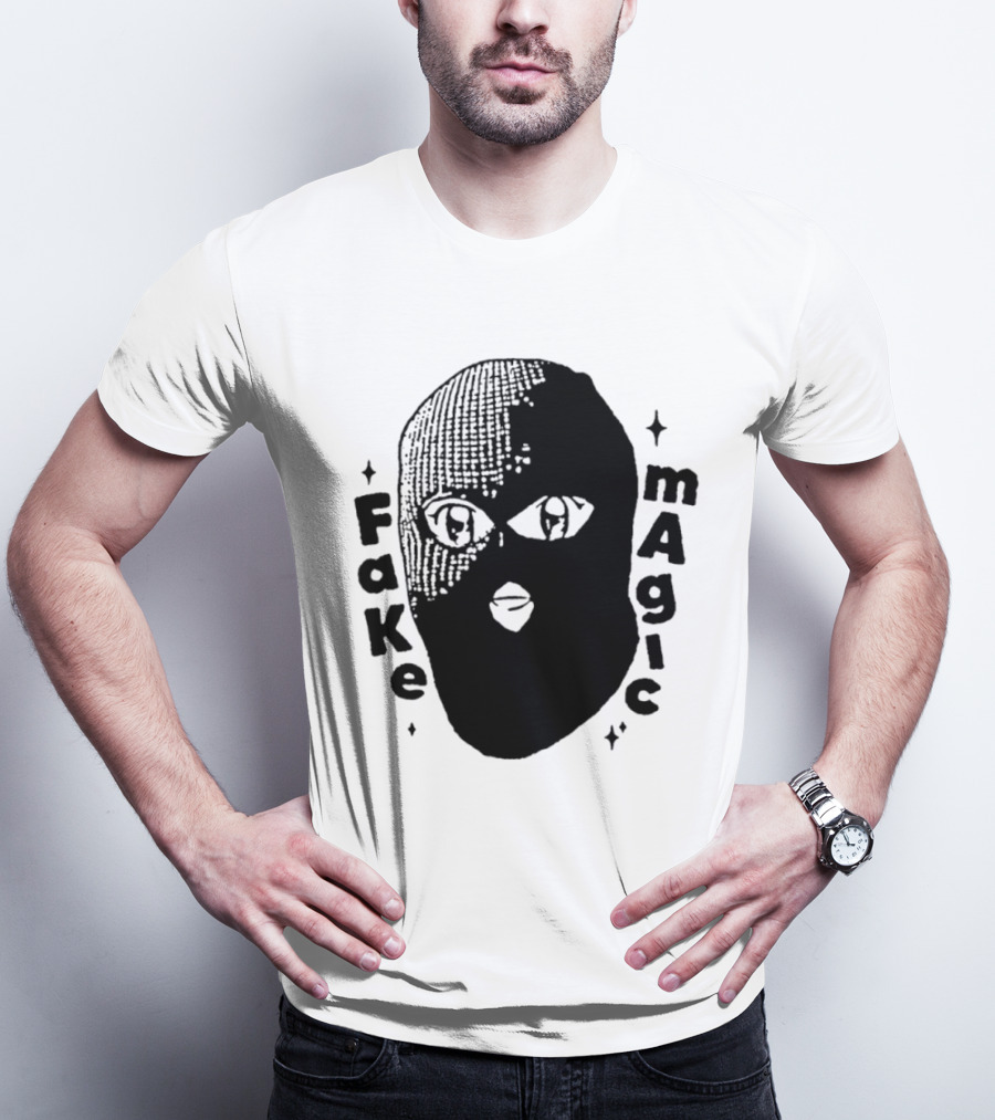 Fake Magic Anime Eyes Balaclava Ski Mask T-Shirt