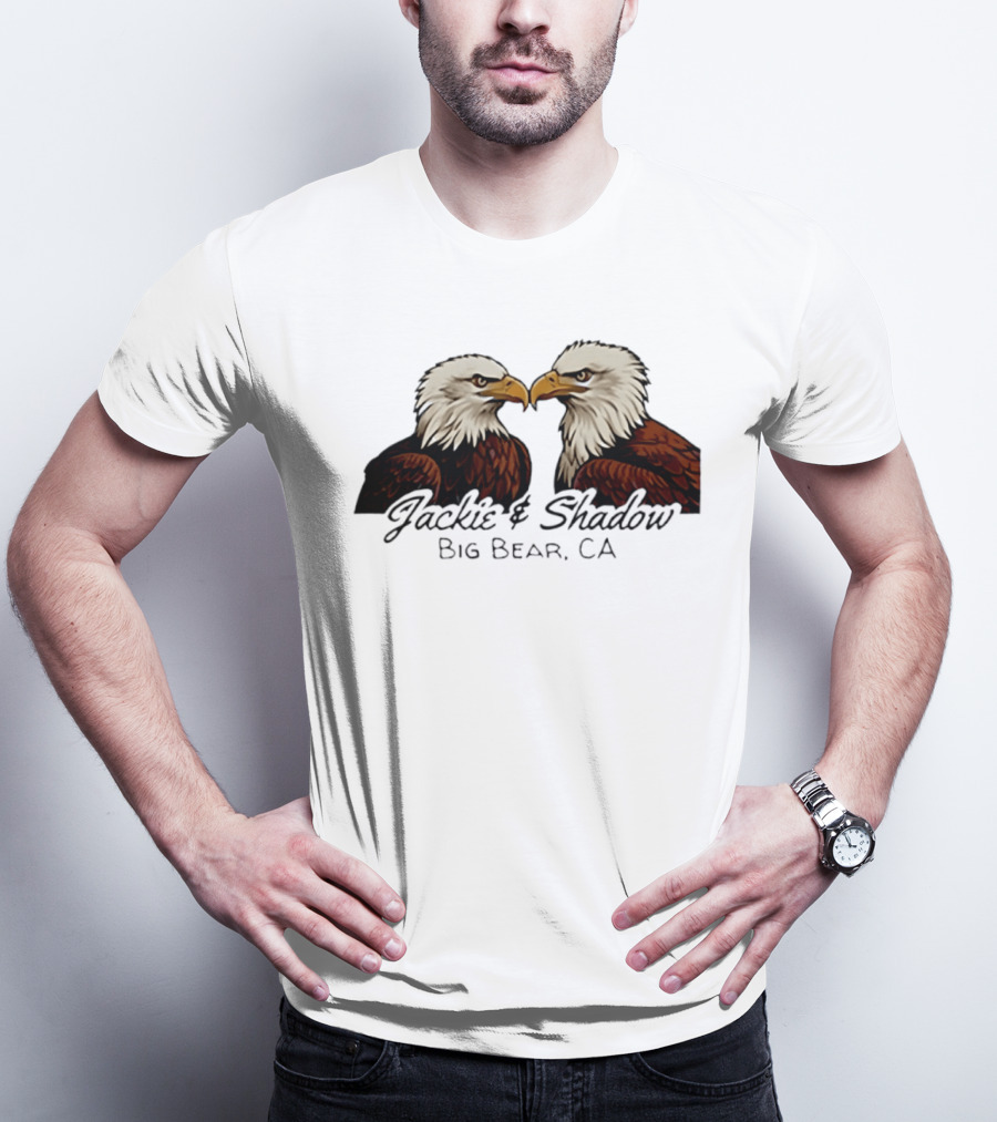 Jackie And Shadow Bald Eagles Big Bear CA Wildlife Pair T-Shirt