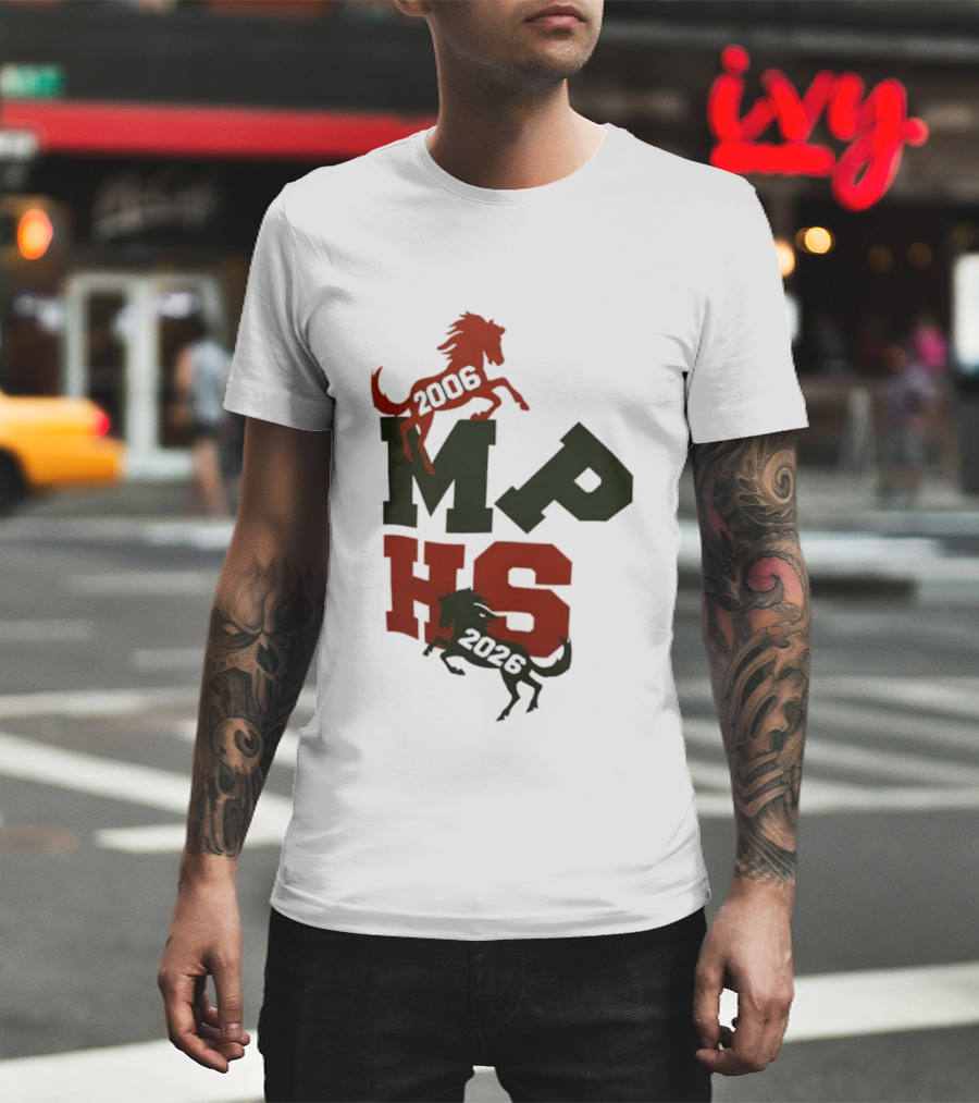 Morgan Park Mustangs MPHS 2006 2026 T-Shirt