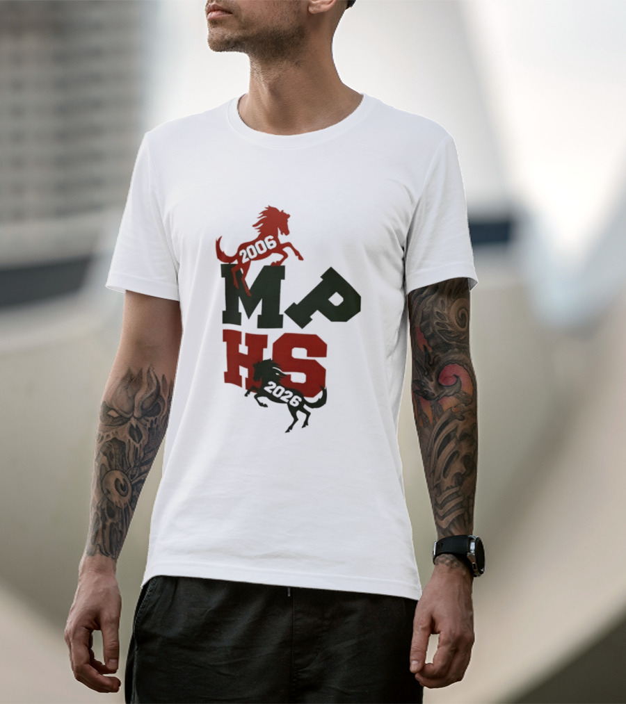 Morgan Park Mustangs MPHS 2006 2026 T-Shirt