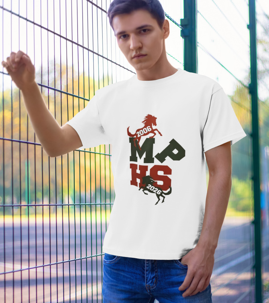 Morgan Park Mustangs MPHS 2006 2026 T-Shirt