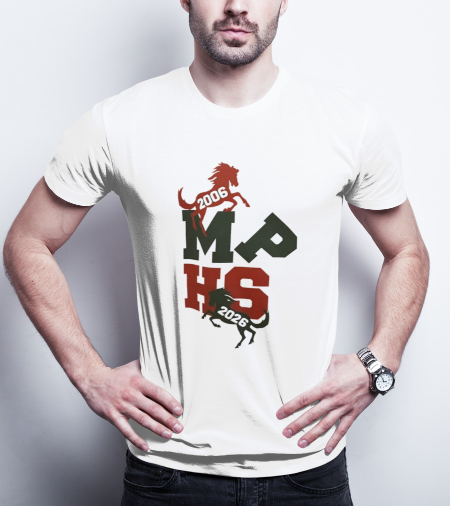 Morgan Park Mustangs MPHS 2006 2026 T-Shirt