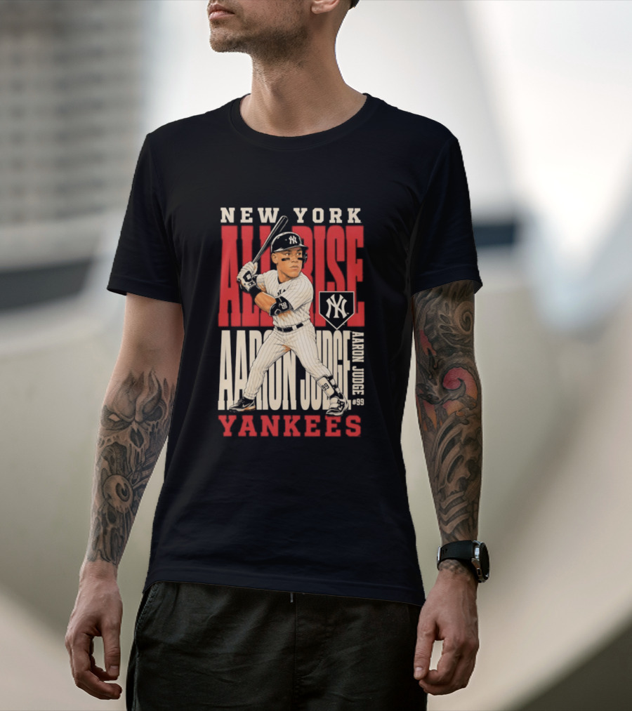 New York Yankees Aaron Judge 2026 Season Caricature T-Shirt