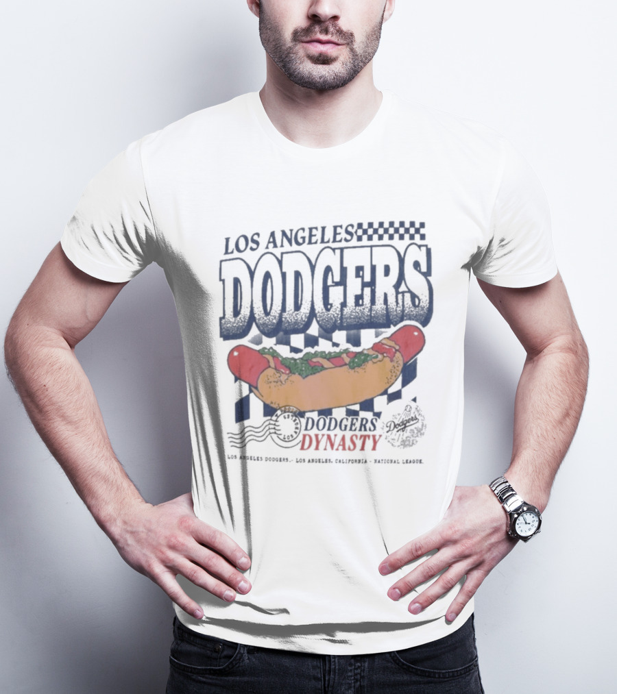 Los Angeles Dodgers Hot Dog Dynasty T-Shirt