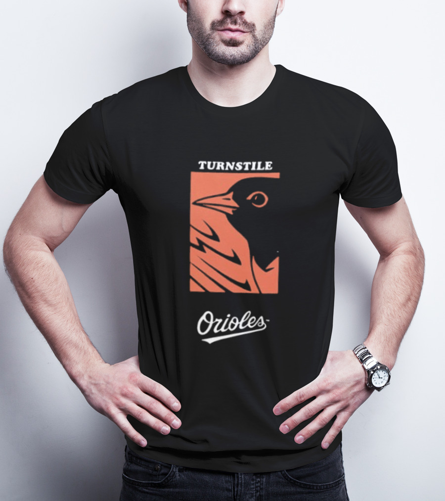 Baltimore Orioles Turnstile 2026 These Birds Not Meant To Fly Alone Two Sided T-Shirt