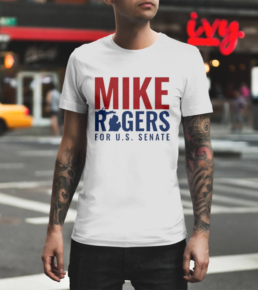 Mike Rogers Michigan For US Senate Election T-Shirt