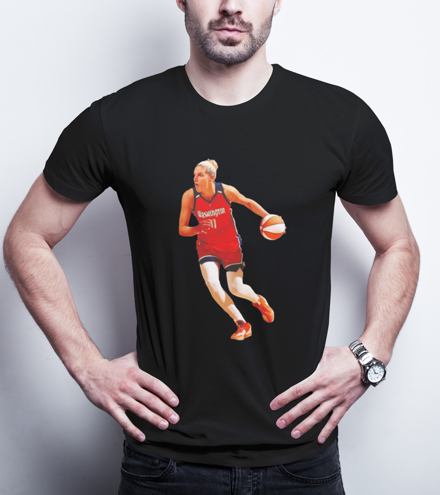 Elena Delle Donne Washington Mystics Basketball Hall Of Fame Player 11 T-Shirt