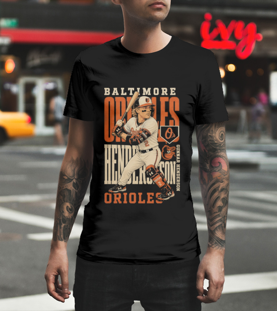 Baltimore Orioles Gunnar Henderson 2026 MLB Season T-Shirt
