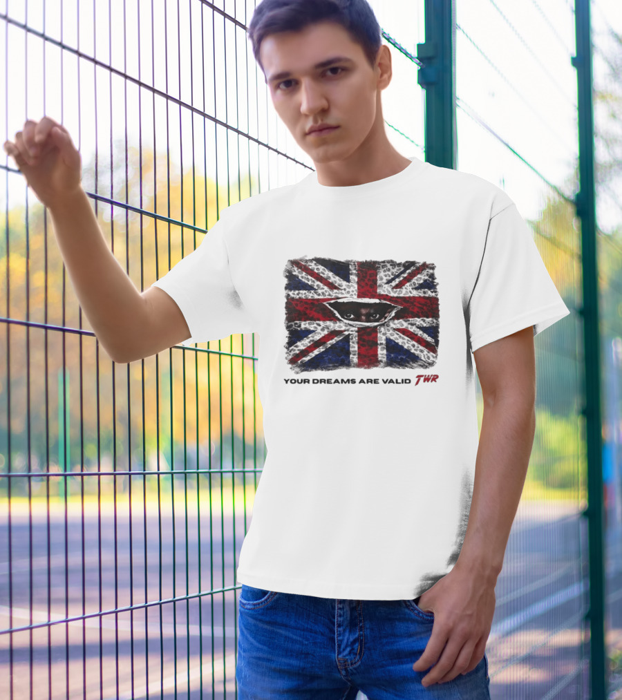 Your Dreams Are Valid TWR Union Jack Eyes T-Shirt