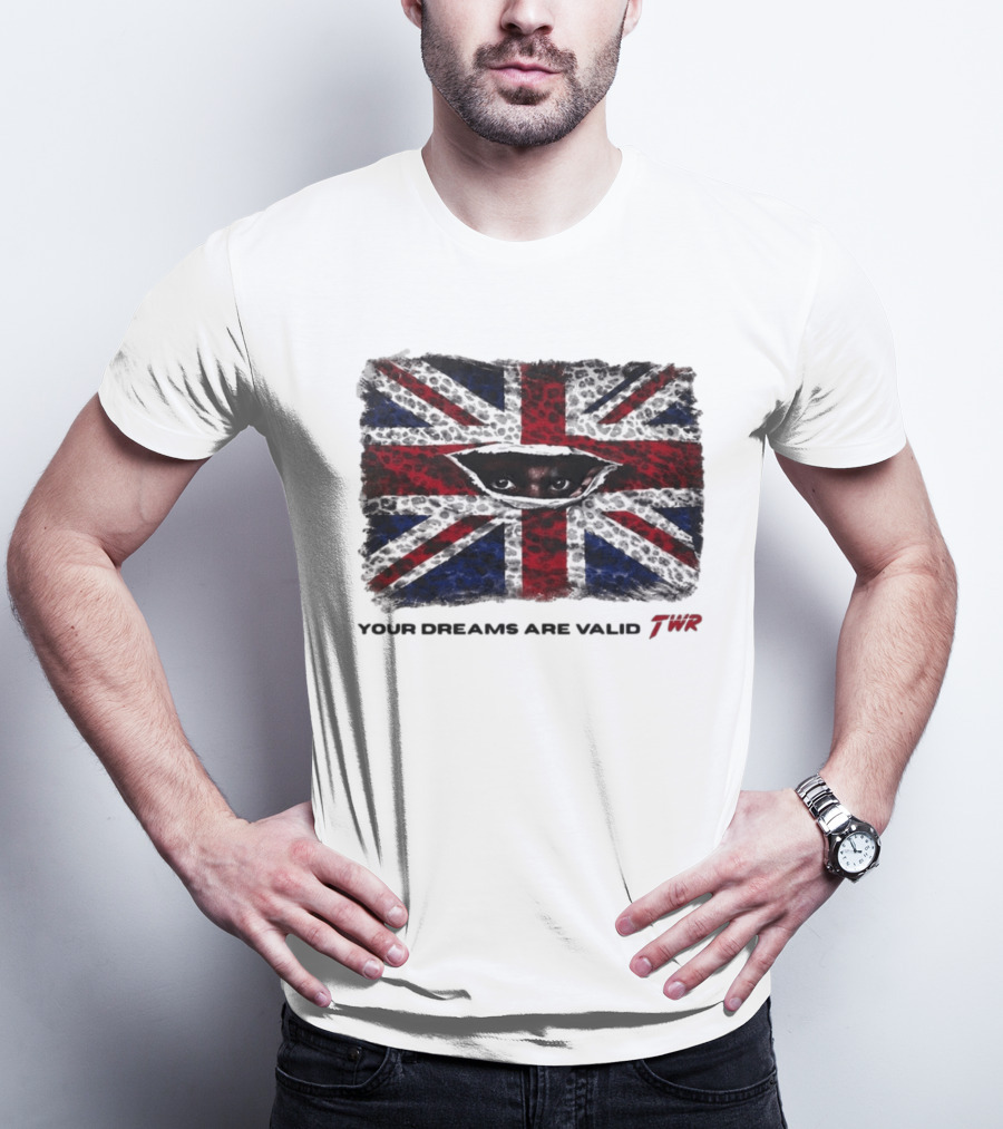 Your Dreams Are Valid TWR Union Jack Eyes T-Shirt