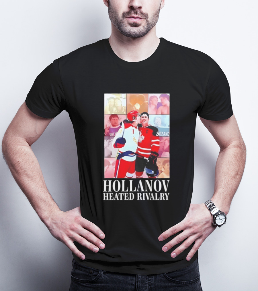 Hollanov Heated Rivalry Hockey Romance 90210ando Walliam 993 T-Shirt