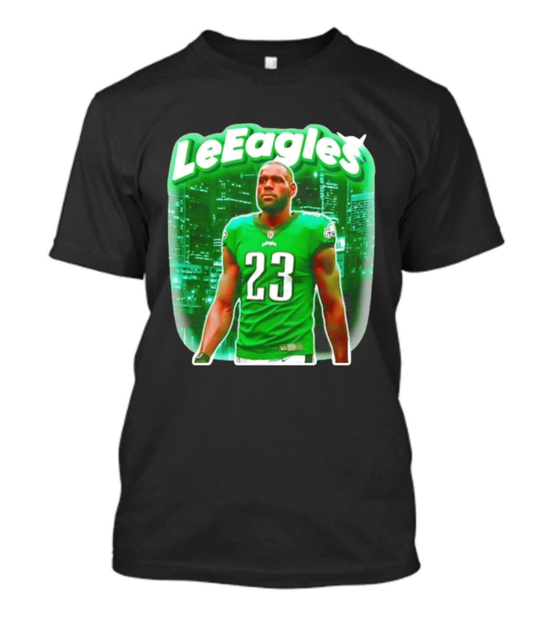 LeBron James LeEagles Philadelphia Eagles 23 Jersey T-Shirt