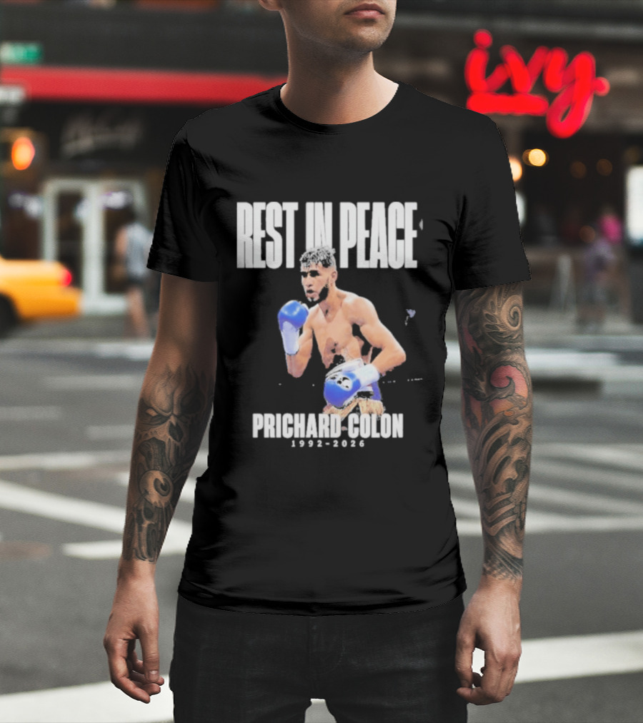 Rest In Peace Prichard Colon 1992 2026 Boxing Gloves T-Shirt