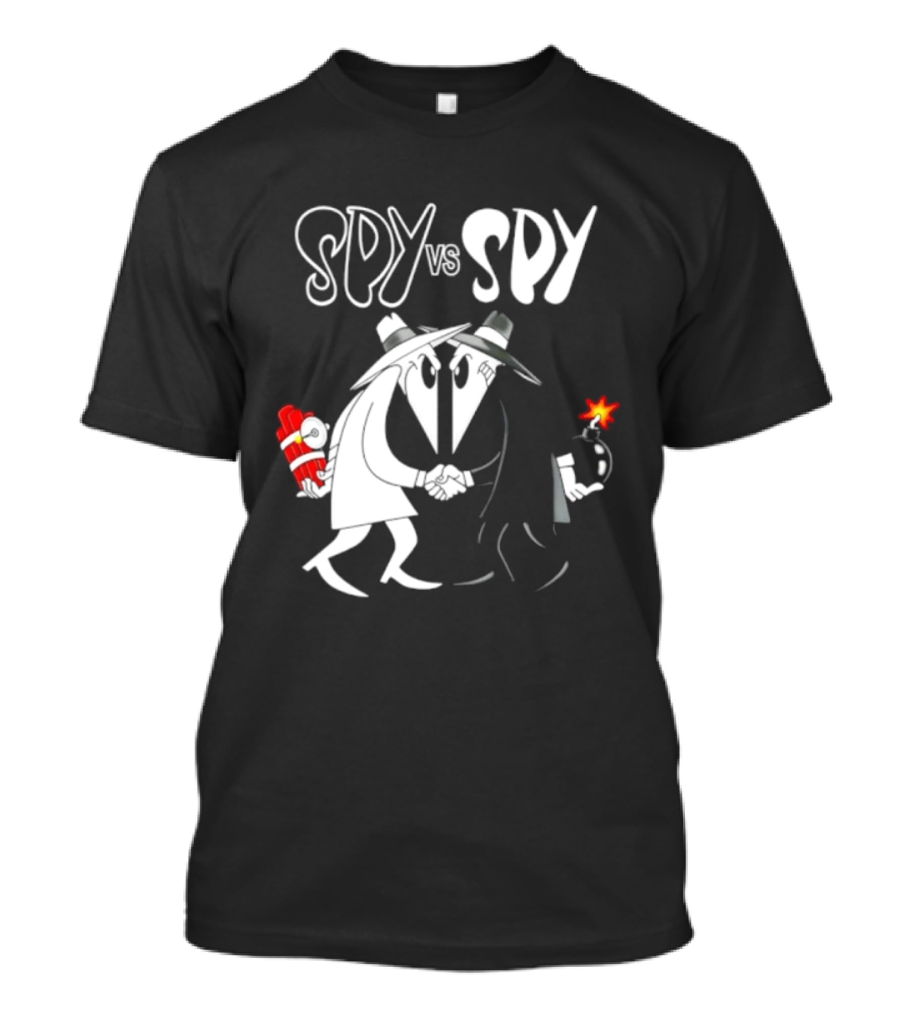 Spy Vs Spy Mad Magazine Comic Strip Cold War Classic Characters Showdown T-Shirt