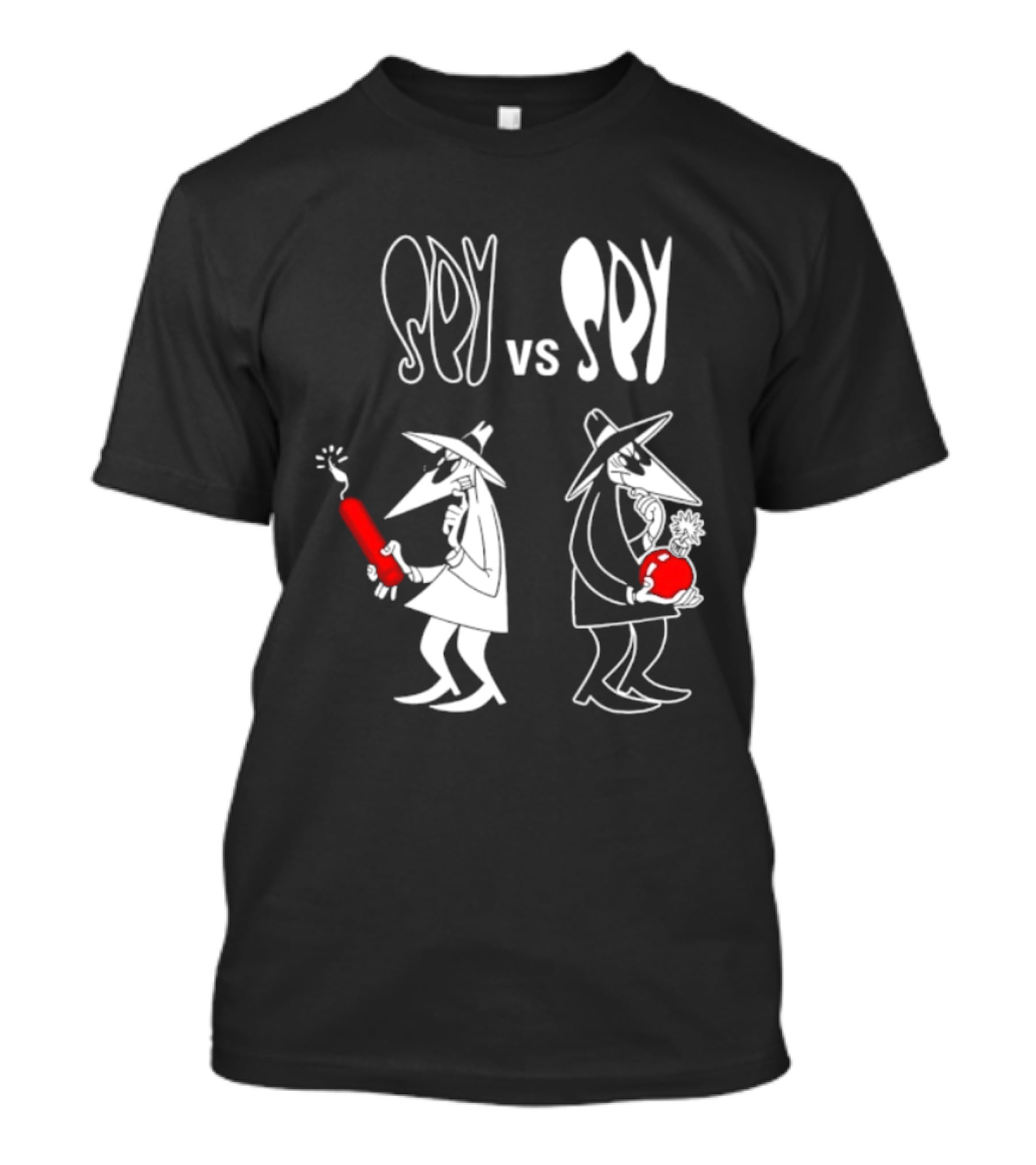 Spy Vs Spy Mad Magazine Classic Comic Characters Showdown Bomb And TNT T-Shirt