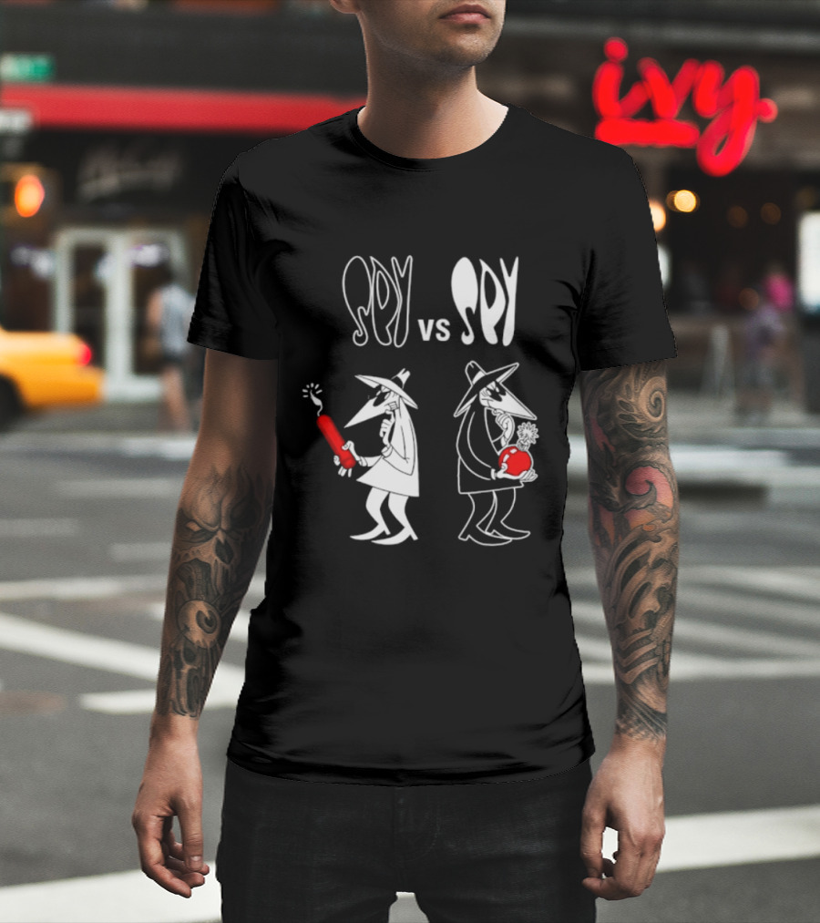 Spy Vs Spy Mad Magazine Classic Comic Characters Showdown Bomb And TNT T-Shirt