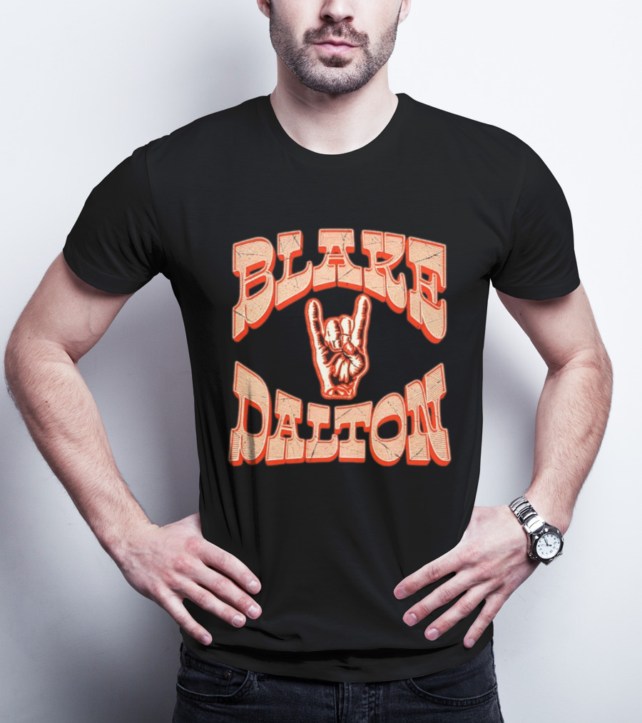 Blake Dalton Hook Em Hand Gesture T-Shirt