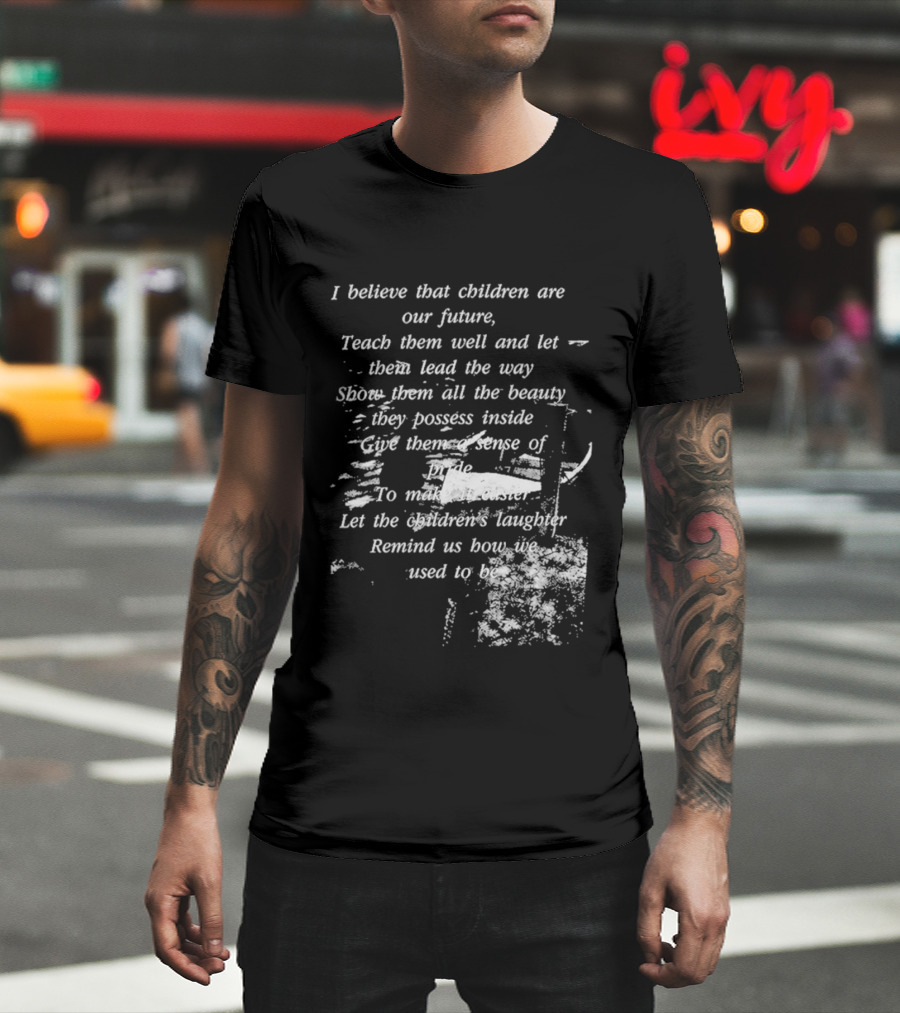 BTS Namjoon Arlington Day 1 Whitney Houston The Greatest Love Of All Lyrics Inspirational Quotes T-Shirt