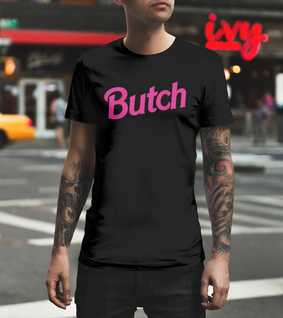 Butch Lesbian LGBTQ Pride Bold Pink T-Shirt