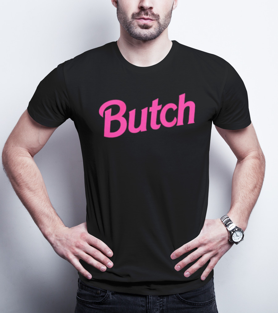 Butch Lesbian LGBTQ Pride Bold Pink T-Shirt