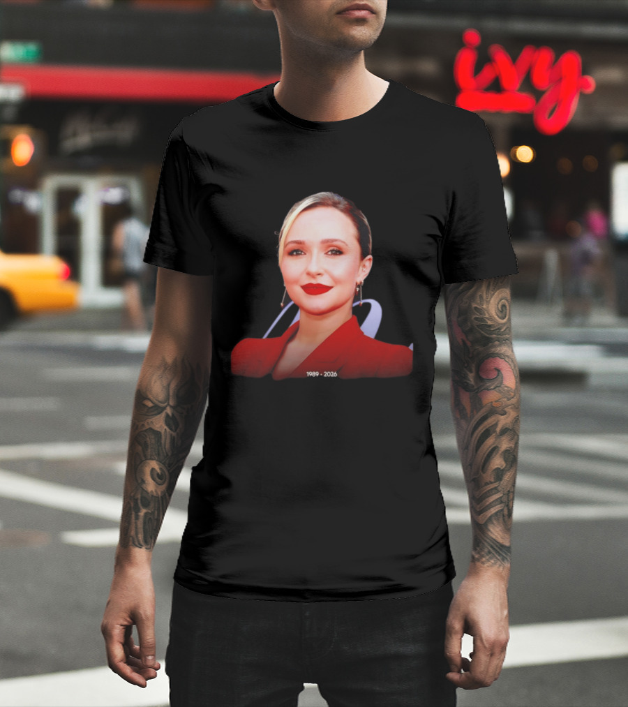 In Memory Of Hayden Panettiere 1989 2026 T-Shirt